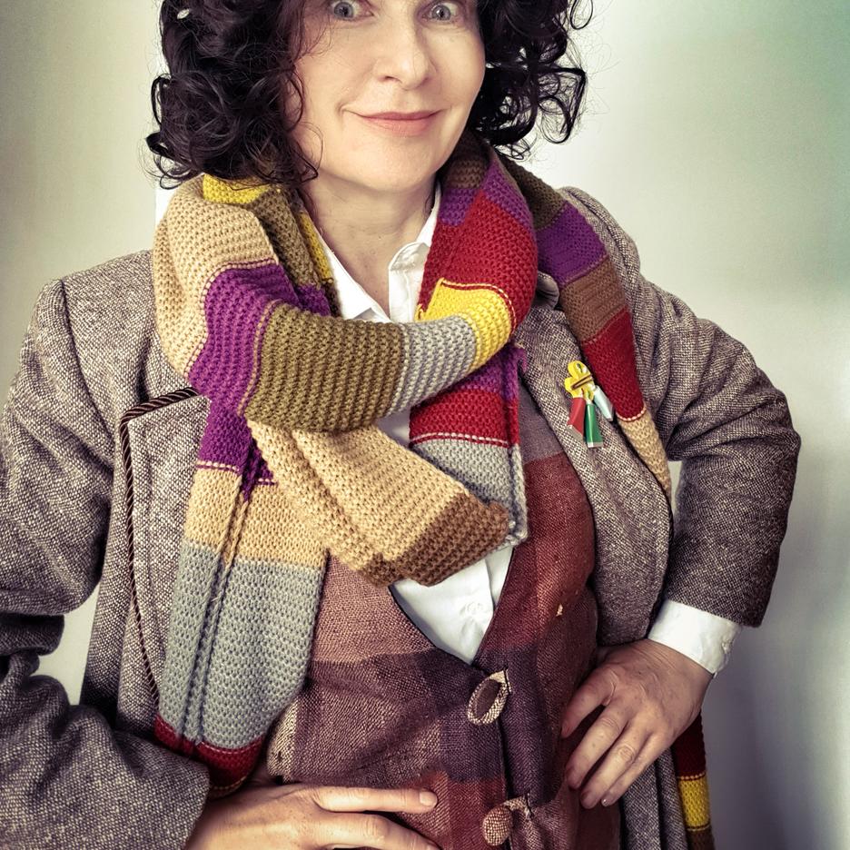 Doctor Who Scarf - Buy Official BBC Season 12 Tom Baker 4th Dr Scarf 12 ...