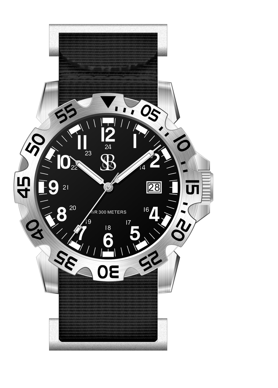 SANS-13 Tactical Sport Watch - Smith & Bradley Watches