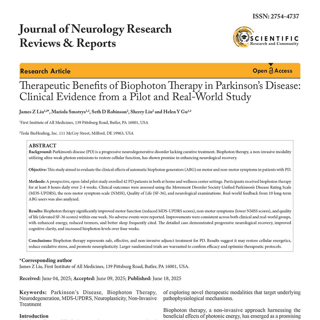 Biophoton Research Parkinson's Disease