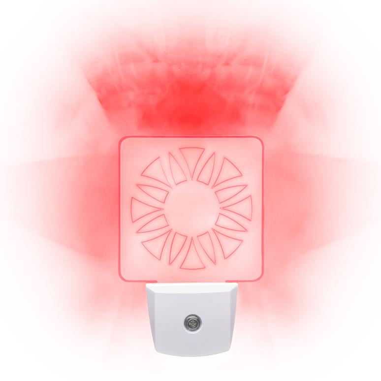 Red LED Night Light [Package of 2] - Circle – Spectra479