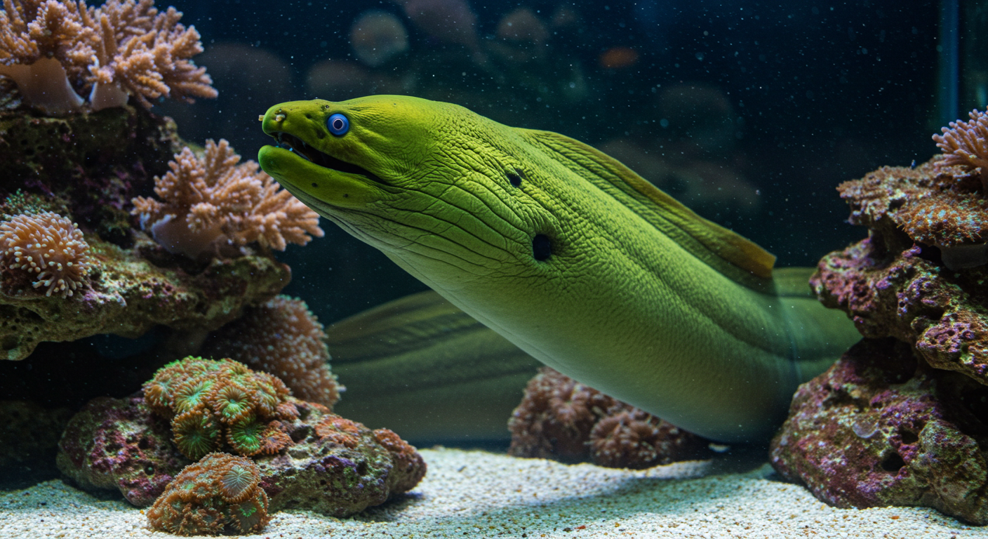 Green Wolf Eels: The Eel-Like Fish with Big Personality – Aquatic Experts
