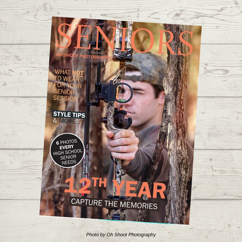 Senior Portrait Magazine Template