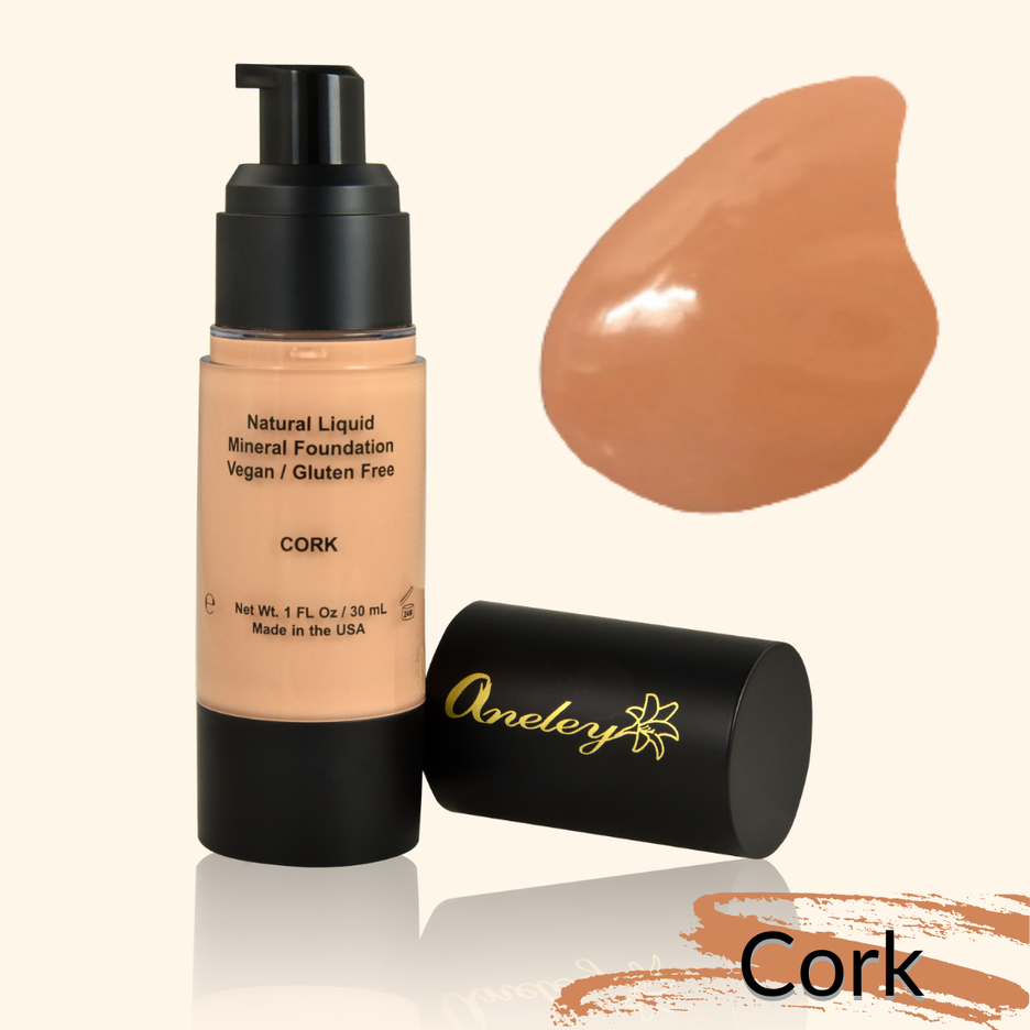 Natural Organic Liquid Foundation Makeup | Aneley Cosmetics