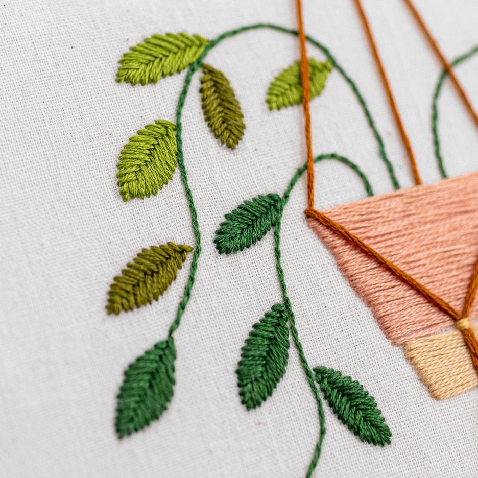 Fishbone Stitch - Learn How to Do This Modern Embroidery Technique ...