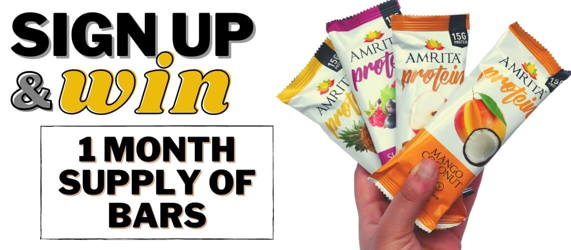 Amrita Sign up and Win Giveaway