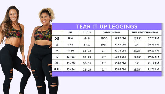 Sizing Chart Page – Constantly Varied Gear