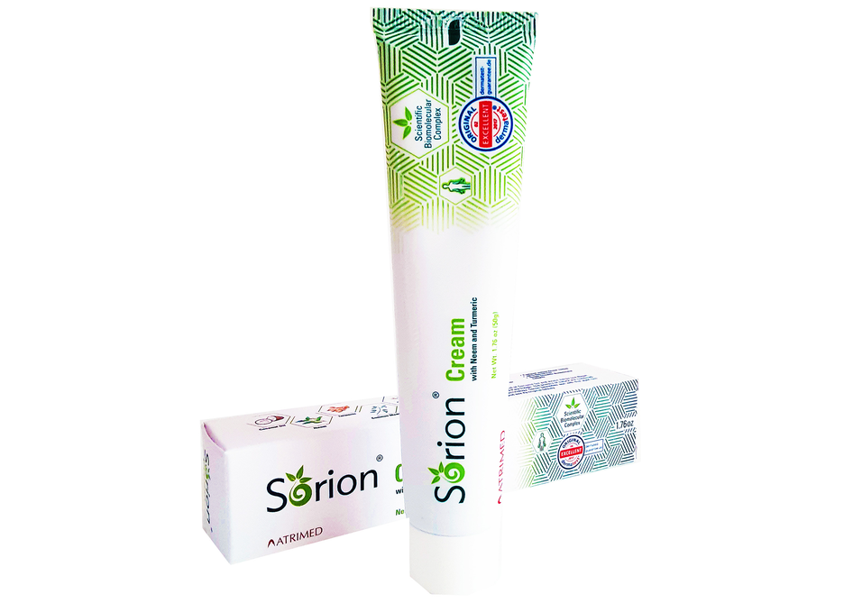Sorion Herbal Cream with Coconut Oil, Neem, Turmeric, Pala Indigo