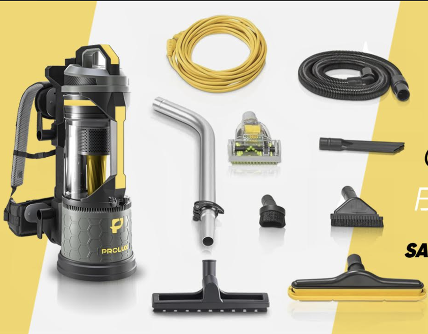 Prolux Vortex Bagless BackPack Vacuum - Coming Soon