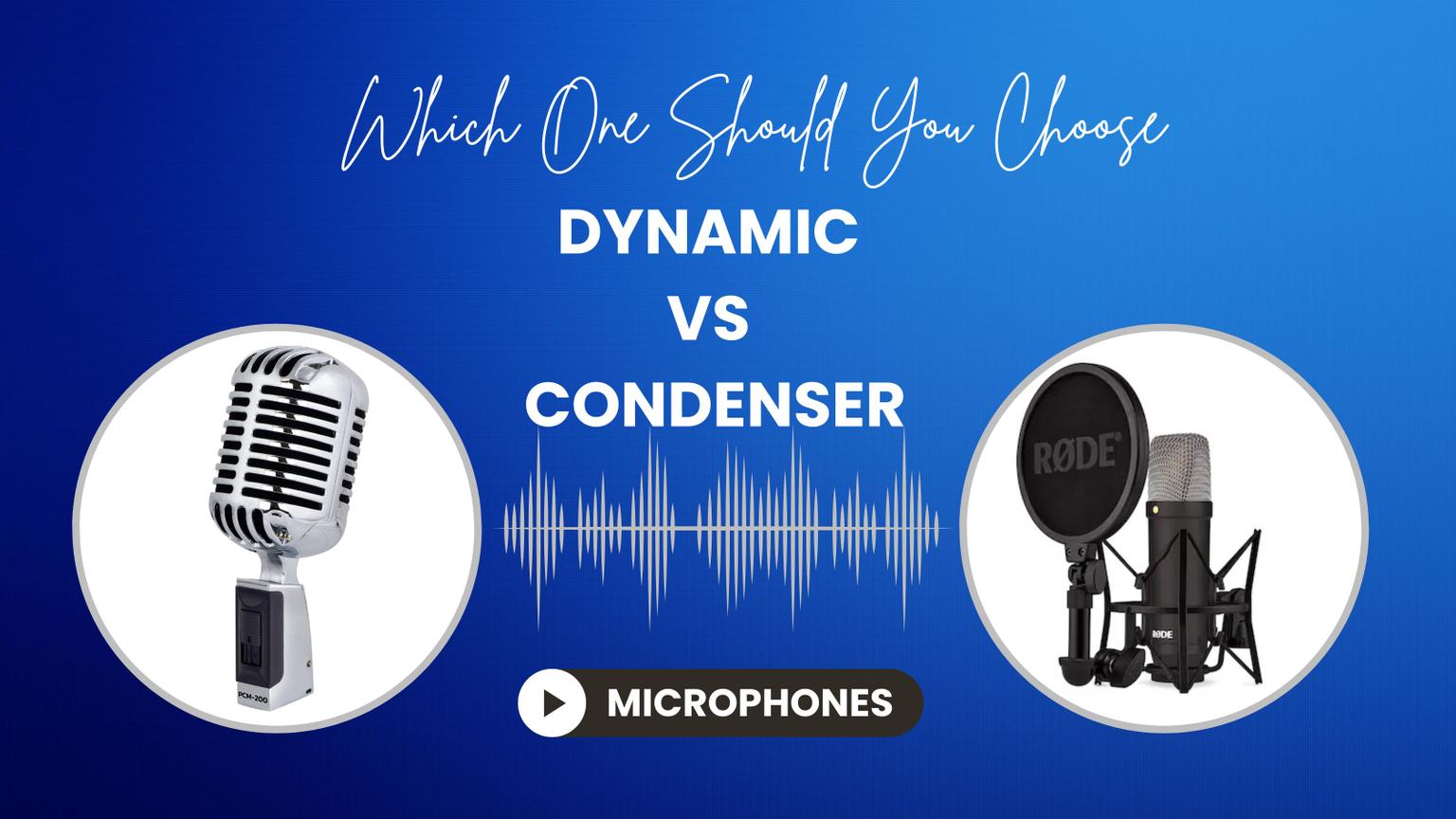 Dynamic vs Condenser Microphones: Which One Should You Choose in 2025? – BAJAAO.COM