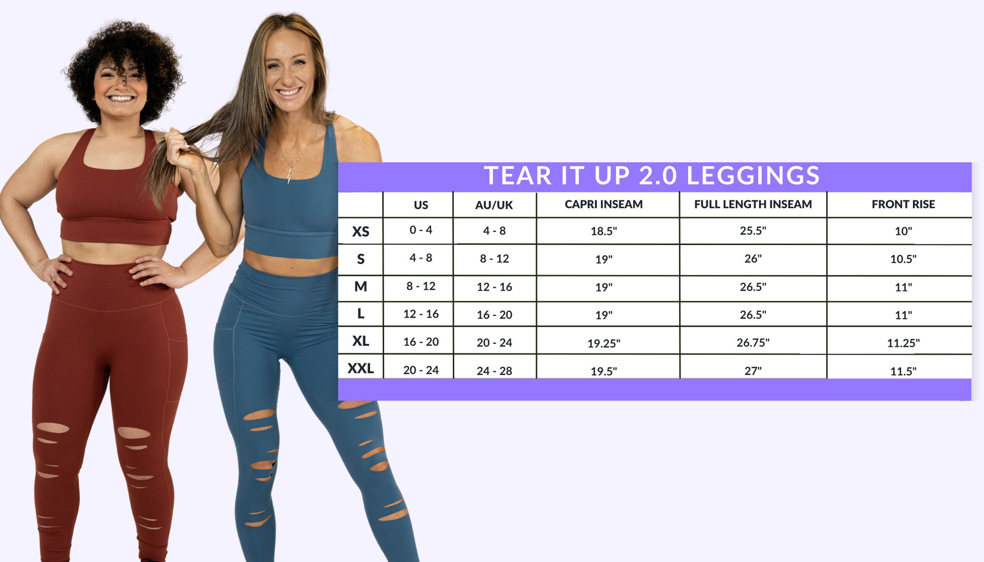 Sizing Chart Page – Constantly Varied Gear