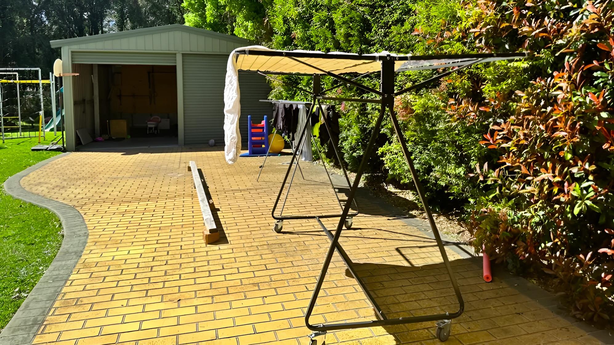 Sunchaser Mobile Clothesline Review: Dry Plenty, Anywhere – Lifestyle ...