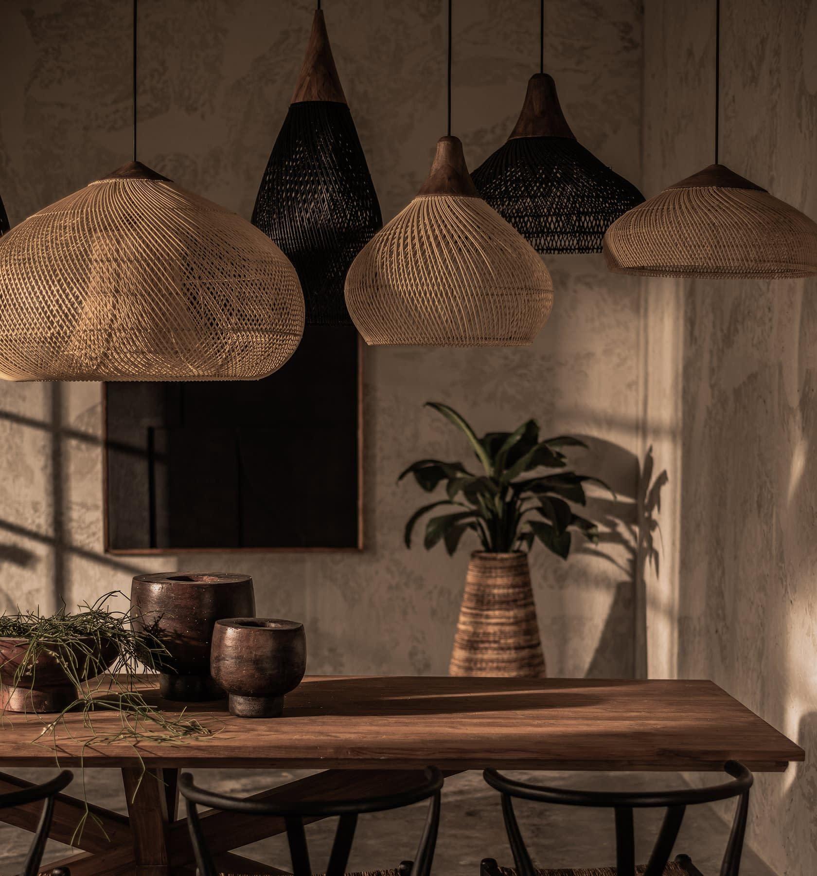 Bell Lamp - Large | Rustic lamp shade | Acumen Collection