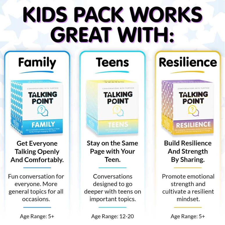 KIDS Pack – Talking Point Cards