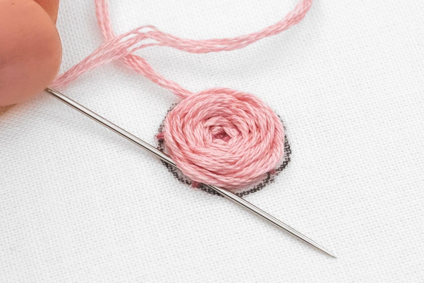 Woven Rose - Learn how to do this Modern Embroidery Technique – Clever ...