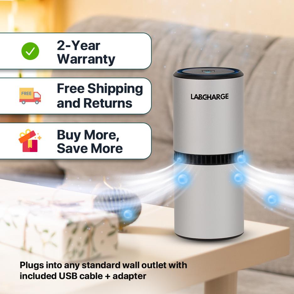 Pearl Silver Ionic Air Purifier – Lab Charge LLC