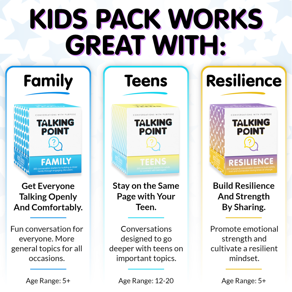 KIDS Pack – Talking Point Cards