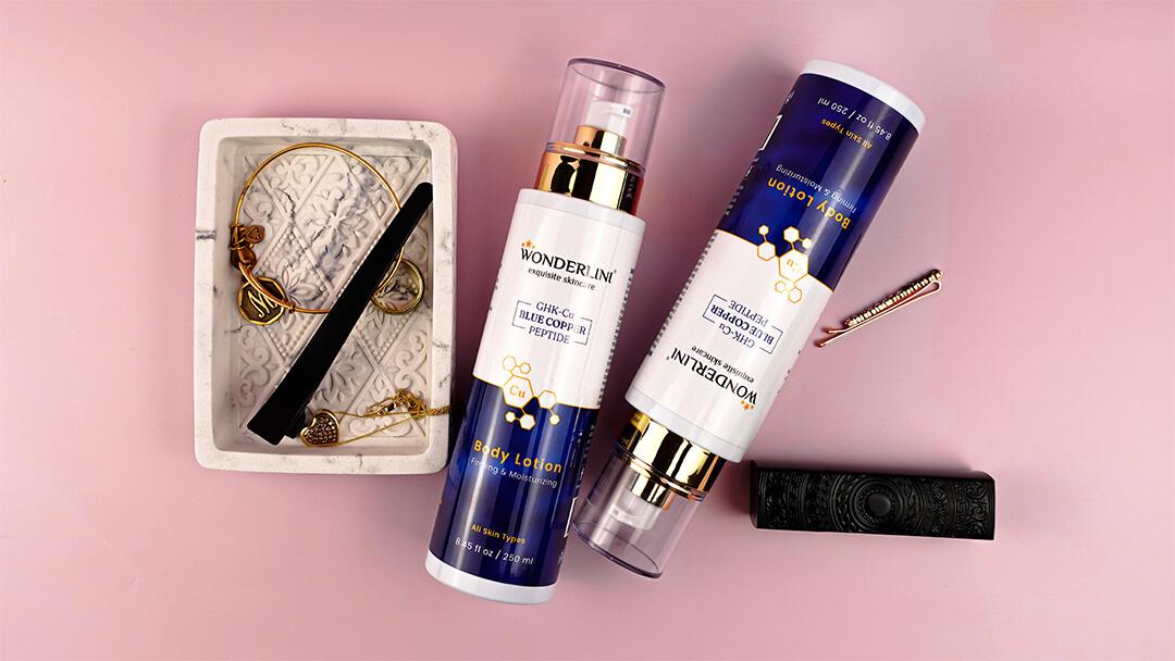 GHK-Cu Blue Copper Peptide Body Lotion – Wonderlini - exquisite skincare