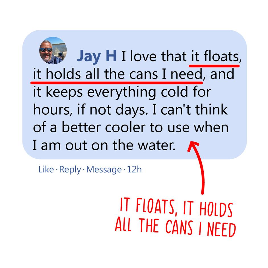 CLAM Floating Cooler