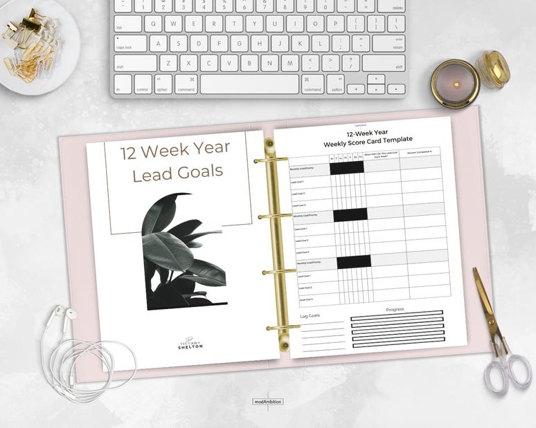 12 Week Year PDF Template – modAmbition