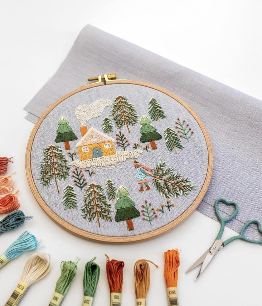 A Beginner Guide to the Best Modern Embroidery Fabrics – Clever Poppy