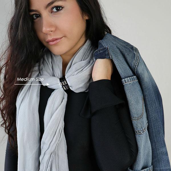 Jet Black Scarf Lock