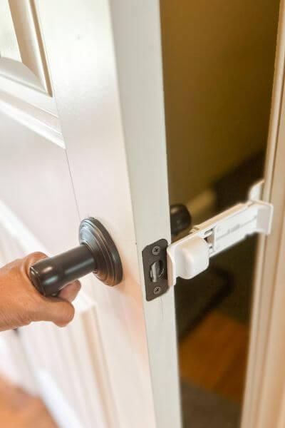 Door Buddy® Cat Door Prop - Cat Door Holder Latch to Keep Door Open