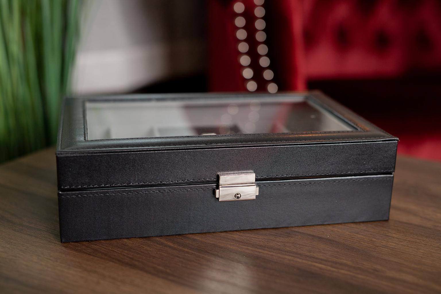 Leather Jewelry Storage Box | Custom Image