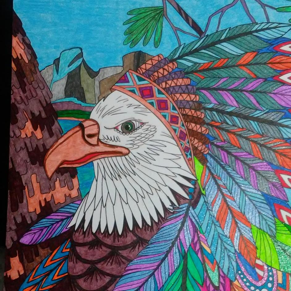 Freebie Friday 03-06-20 Free Native American Spirit Drawing