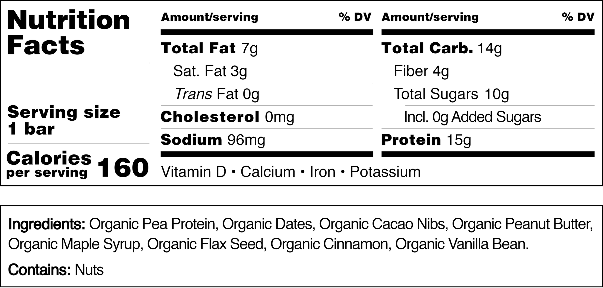 Vegan Protein Bars-(12 Pack)