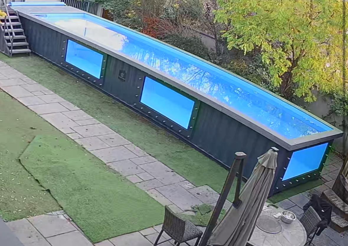 6M Container Swimming Pool with Swim Jets| Endless Swimming Pool | Out