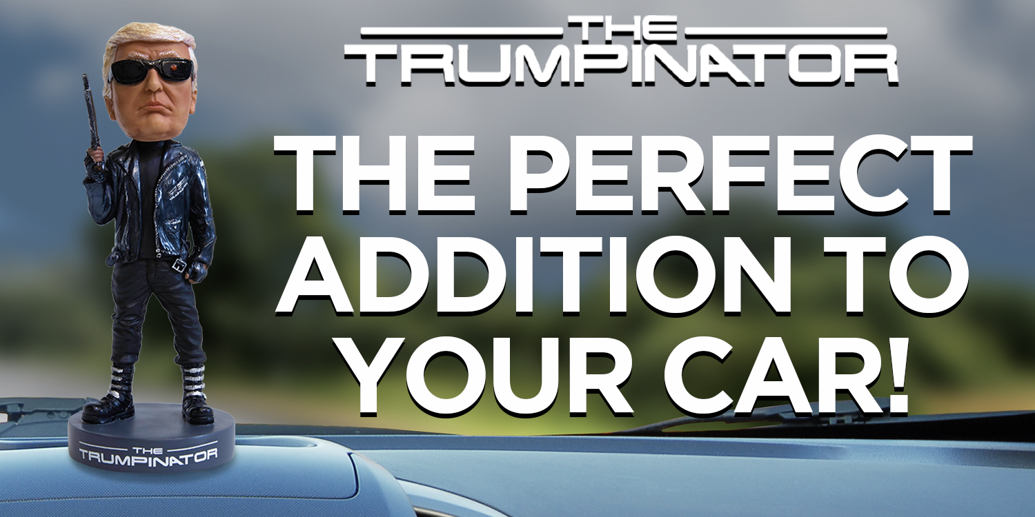 Trumpinator Bobblehead - Car Dashboard