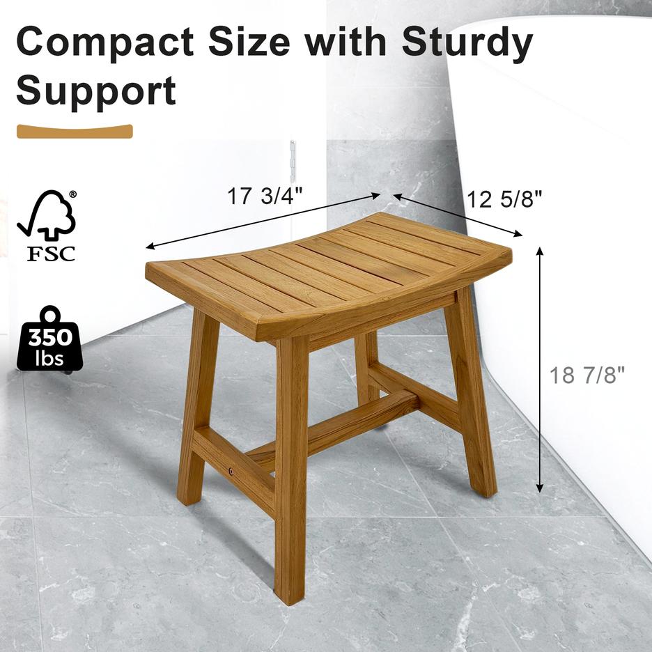 Teak Shower Stool – StrongTek