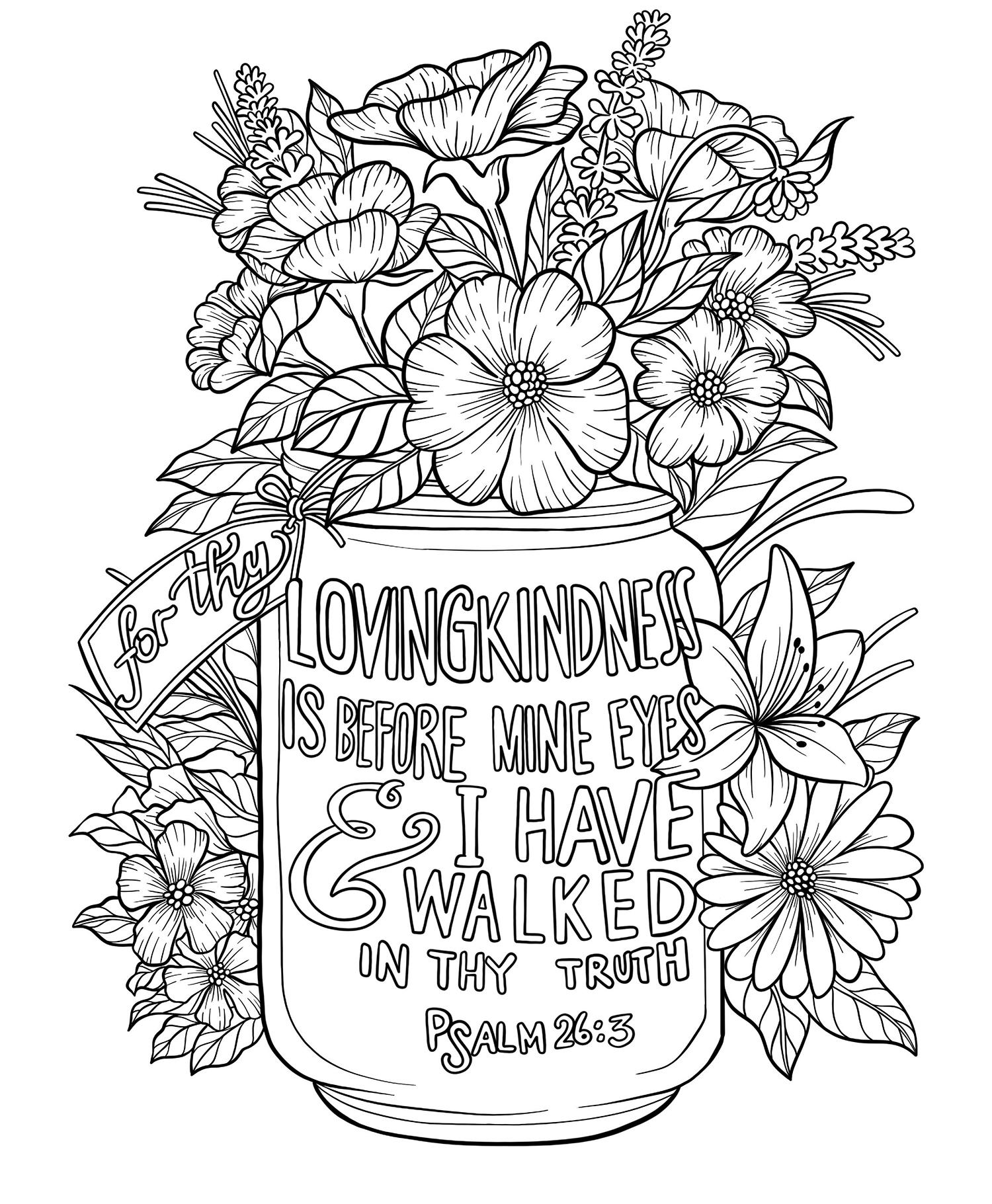 Freebie Friday 03 29 19 Colorful Scriptures Coloring Page Freebie Friday 03 29 19 Colorful Scriptures Coloring Page