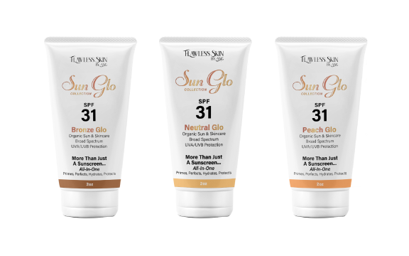 Sun Glo Organic CC Cream & Sunscreen - Sun Glo Trio