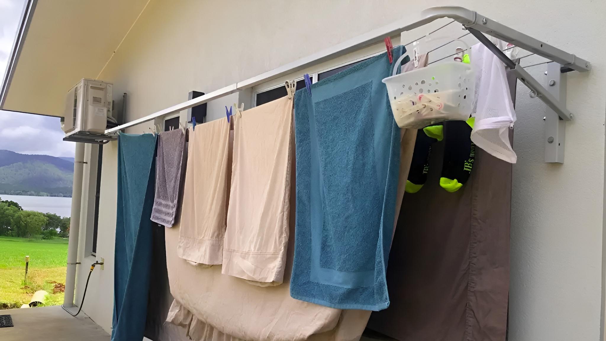 7 Heavy Duty Wall Mounted Washing Line in Australia: Sturdy & Spacious ...