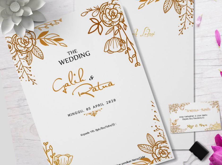 7 Inspirasi Undangan Pernikahan Sesuai Tema – Fast Print Indonesia