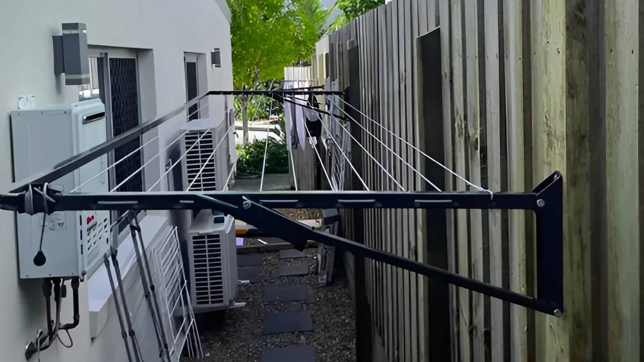 7 Spacious Fold Down Clothes Line for King Sheets: Big Clotheslines fo ...