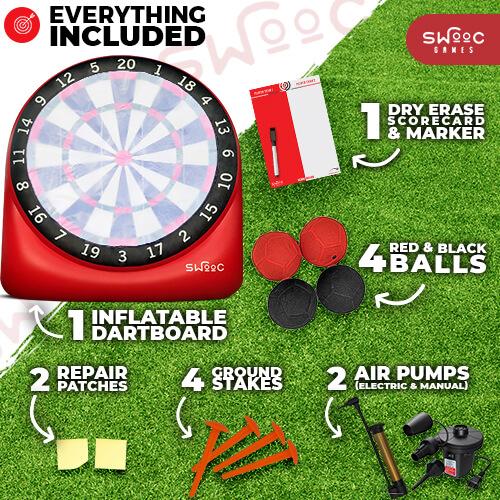 Giant Kick Darts Game - Over 15+ Games Included