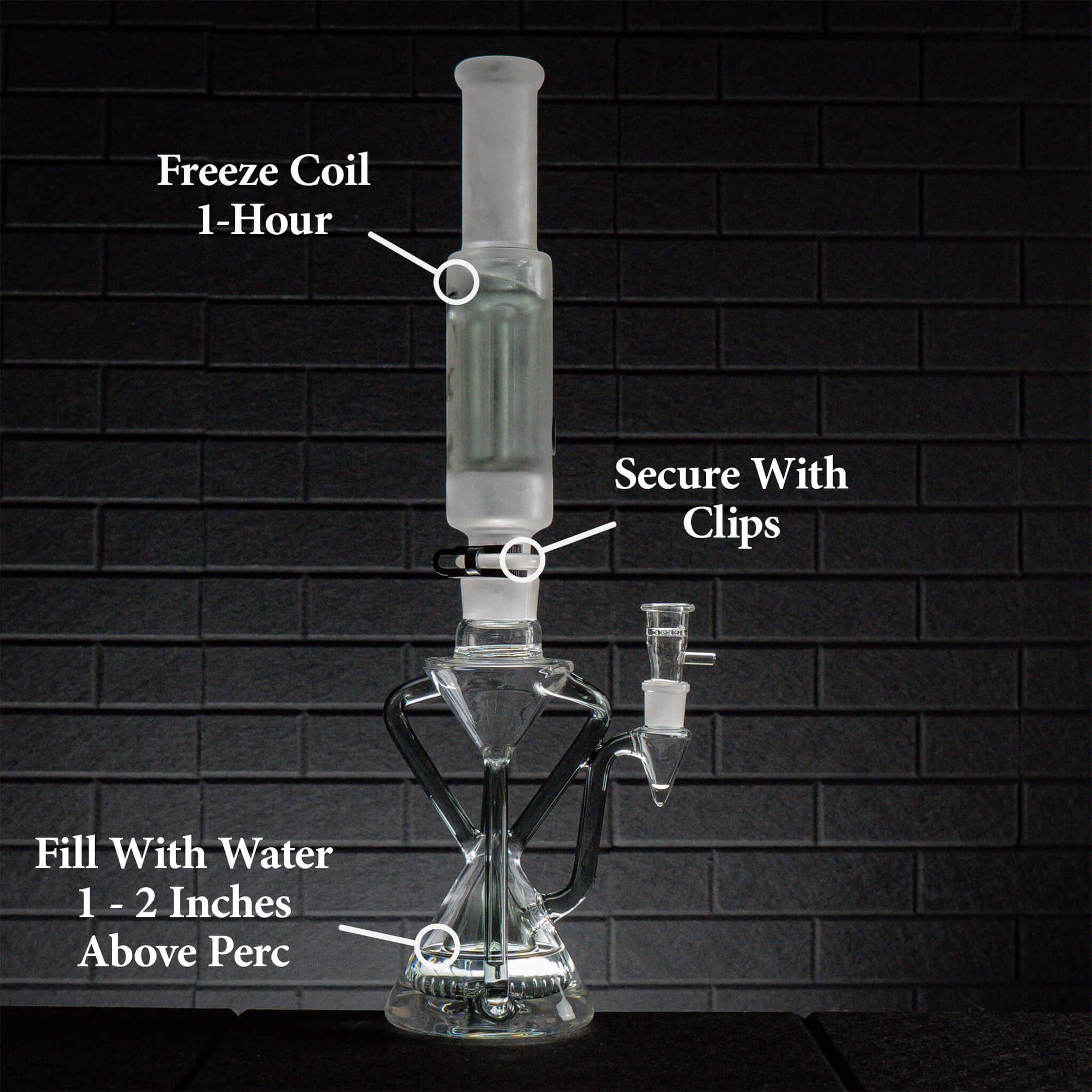 Recycler Bong Pro – The Freeze Pipe