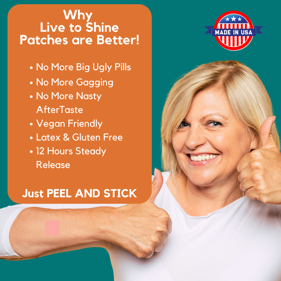 Turmeric Curcumin Anti Inflammatory Patches - LiveToShine