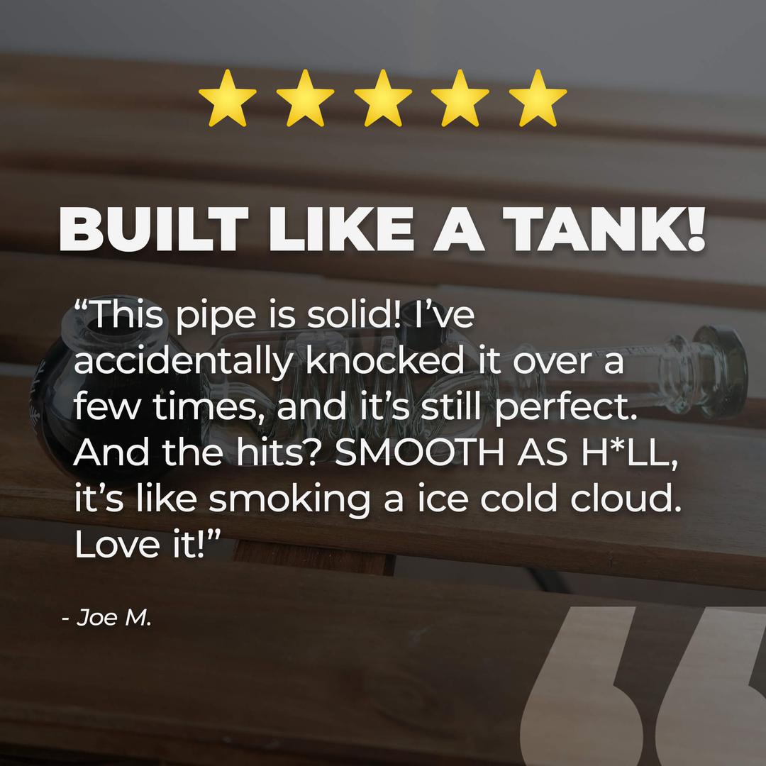 Glass Spoon Pipes | Smoke-Cooling | Ice-Cold Puffs – The Freeze Pipe