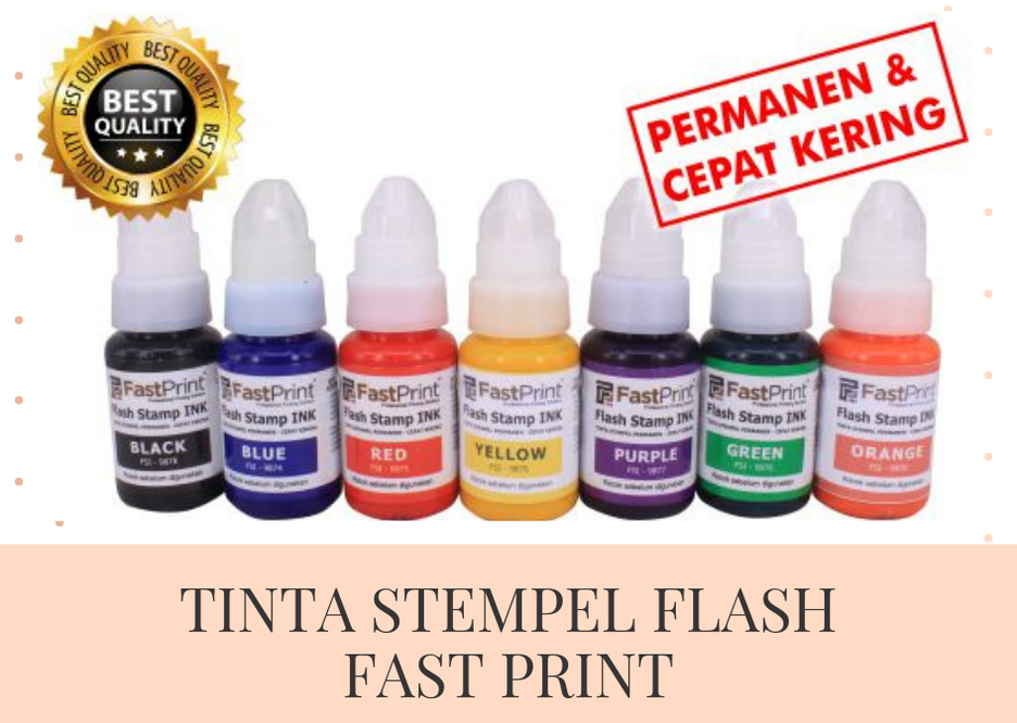 Tinta Stempel Anti Luntur, Terbaik di Indonesia! – Fast Print Indonesia