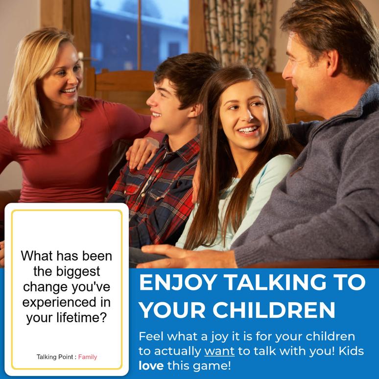 FAMILY Conversation Starter Cards – Talking Point Cards