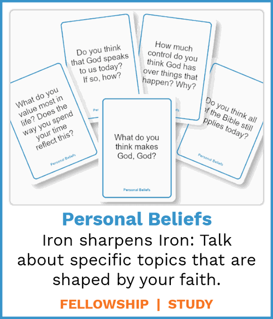 Christian Conversation Starters | Bible Conversation Cards – Talking ...