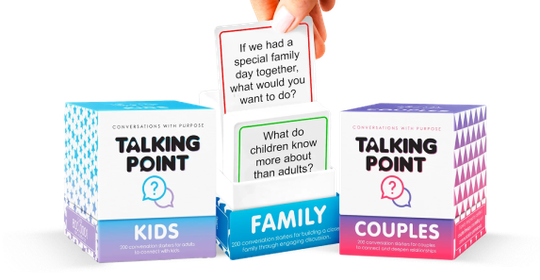 Talking Point Cards | Conversation starter cards for everyone