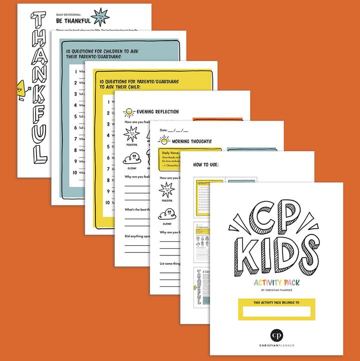 Kids Activity Pack Signup – Christian Planner