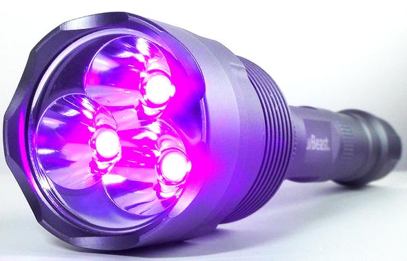 uvBeast UV Flashlight Black Light Most Powerful Professional Grade