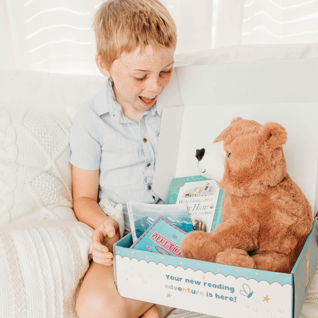 Book and Bear - Animal Book Subscription Box & Stuffy To Hand-Build