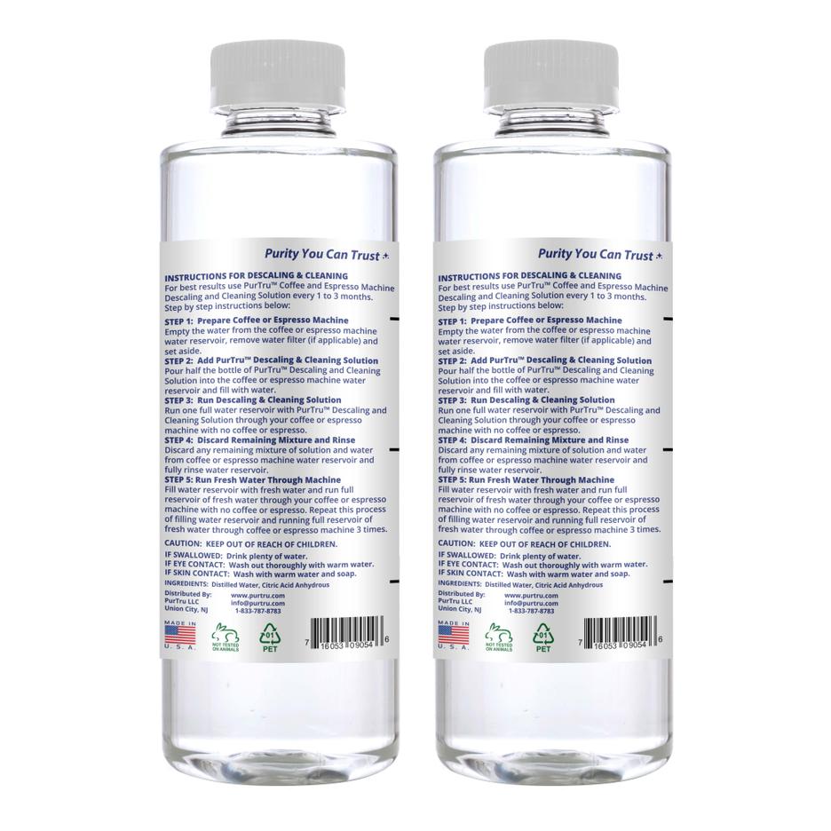 Coffee Maker Cleaner and Descaler Solution 16 fl. oz. (2 Pack)
