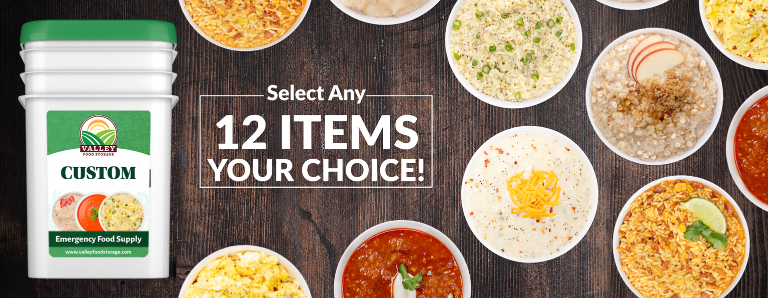 Craft Your Own Premium Emergency Food Package